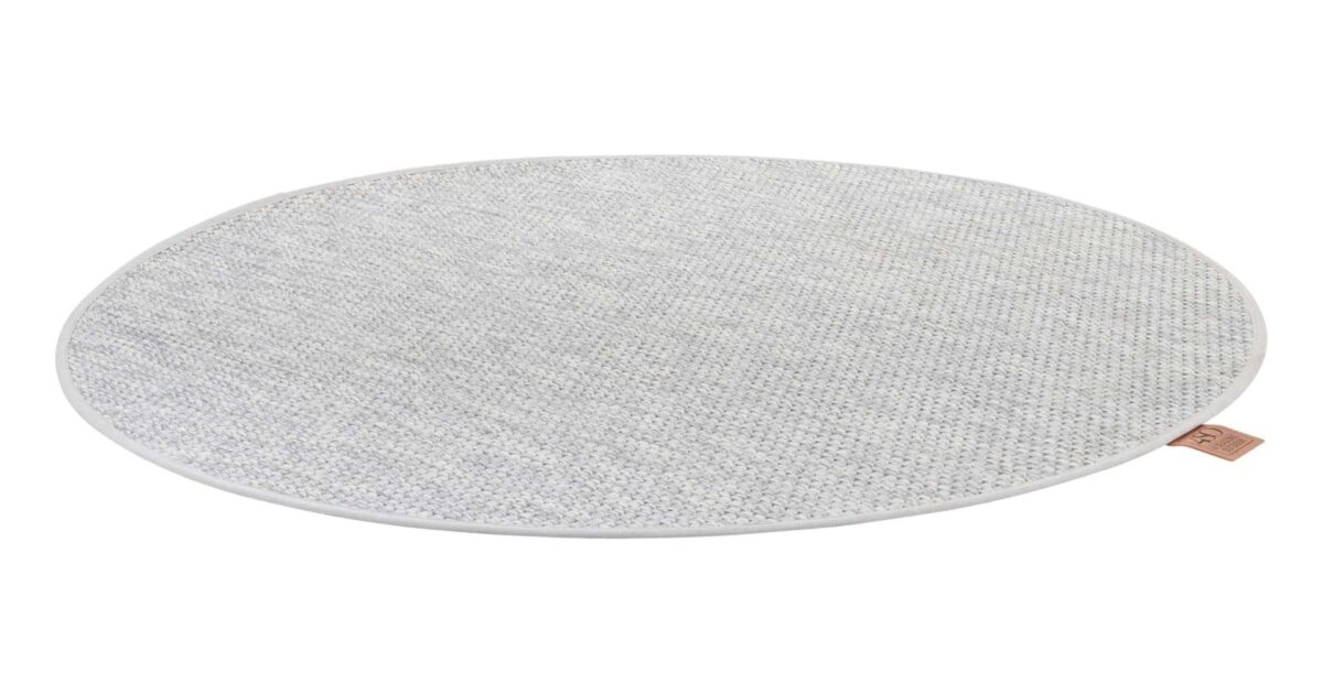 4SO vloerkleed outdoor rug 200 cm rond grijs | Coppens Warenhuis