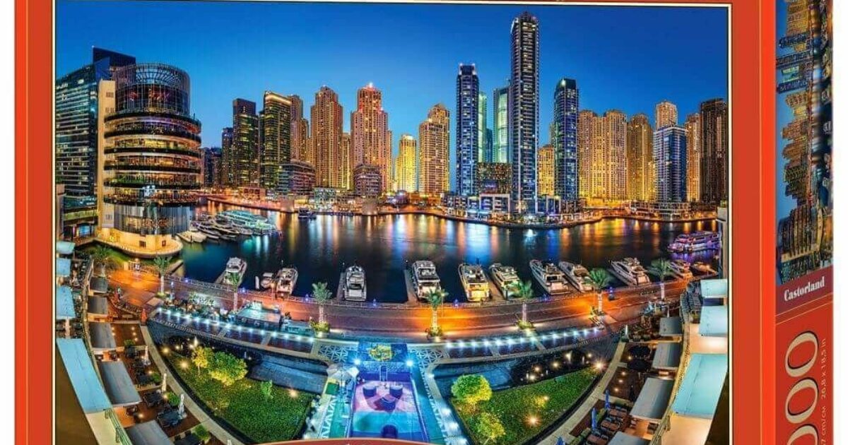 Castorland puzzel 1000 stukjes Dubai Marina | Coppens Warenhuis