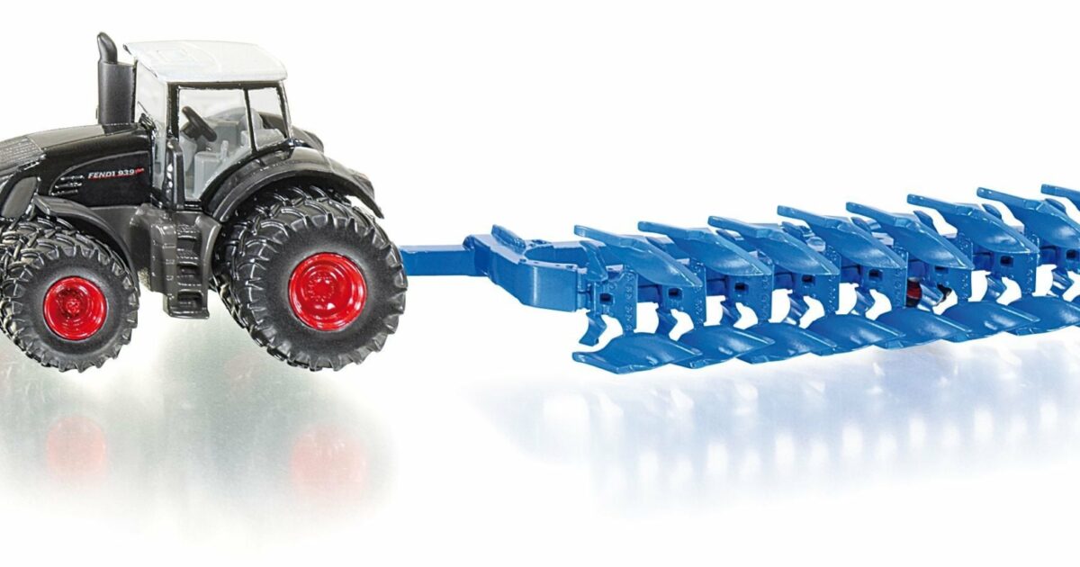 Siku 1862 Tractor met ploeg 1:87 | Coppens Warenhuis