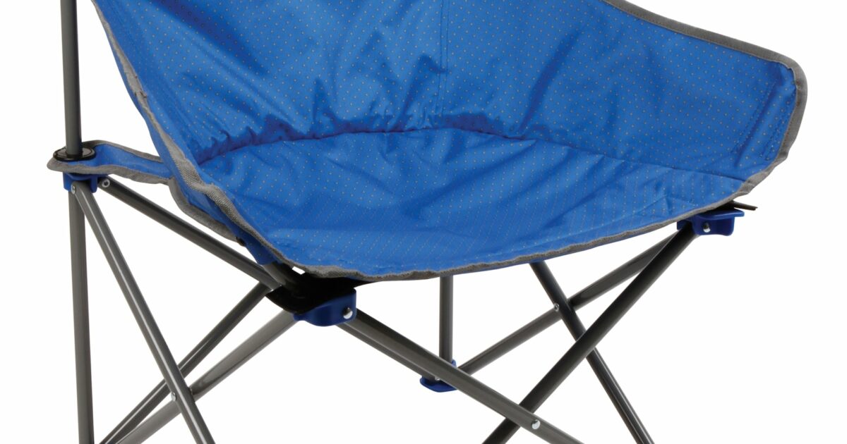 Kick back chair blue | Coppens Warenhuis