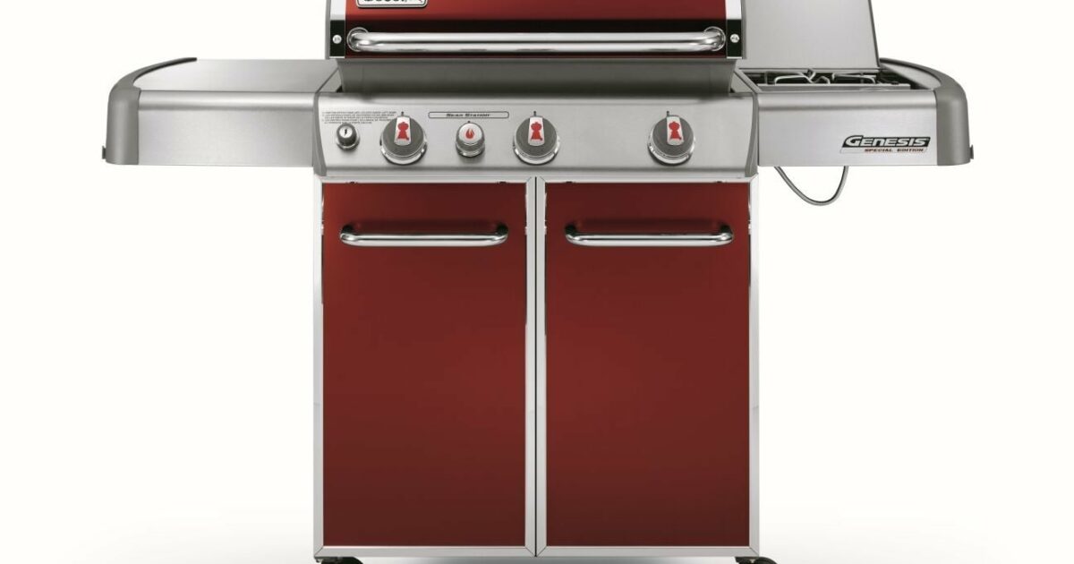 Weber Genesis E 330 Crimson Red Complete | Coppens Warenhuis