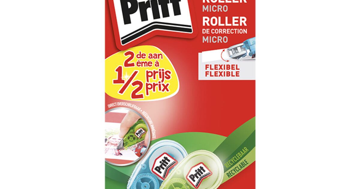 Pritt Correct-it micro roller 2 stuks | Coppens Warenhuis