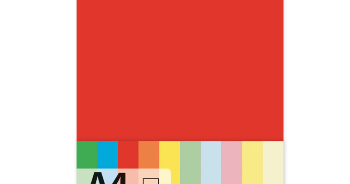 Papier A4 rood 25 vel 150 grams | Coppens Warenhuis