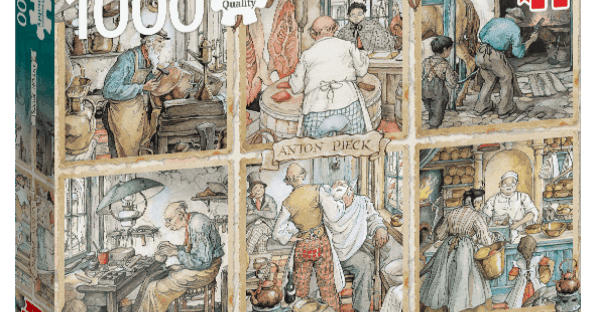 Jumbo puzzel 1000 stukjes Anton Pieck Craftmanship | Coppens Warenhuis