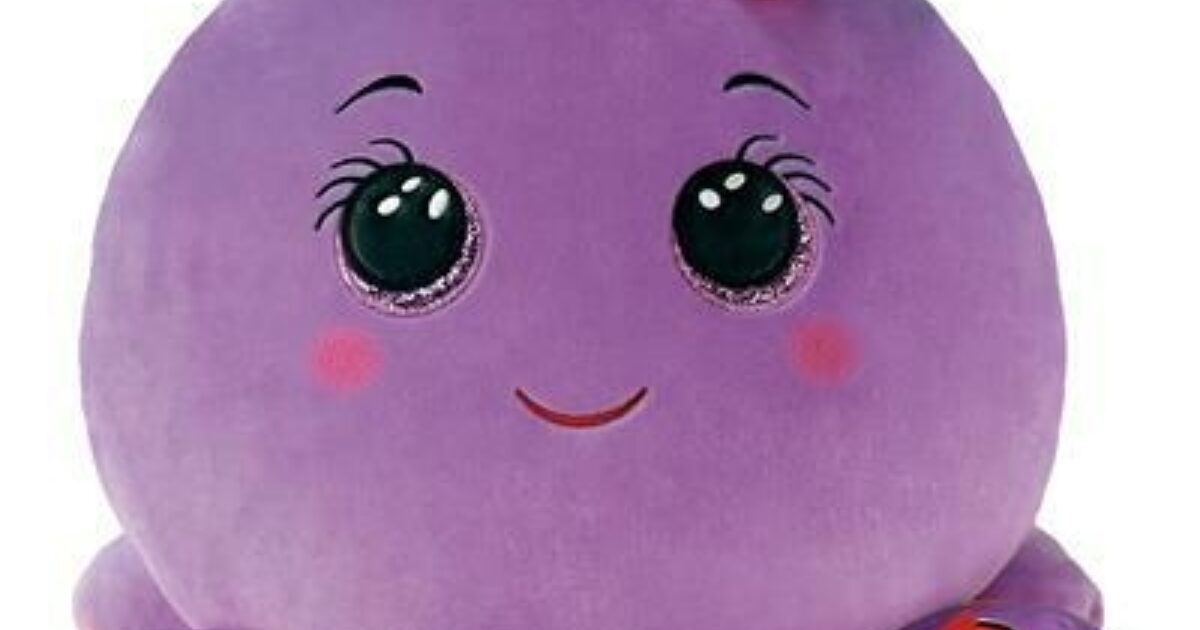 Ty squish a boo octavia purple ocopus 31 cm | Coppens Warenhuis