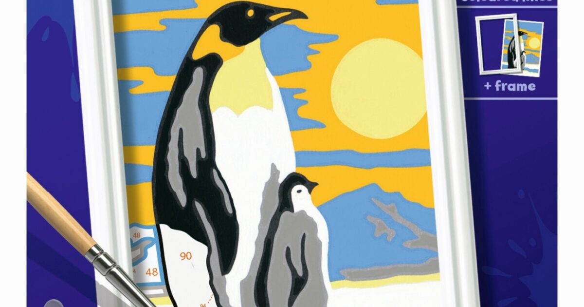 Ravensburger creart serie F penguin family | Coppens Warenhuis