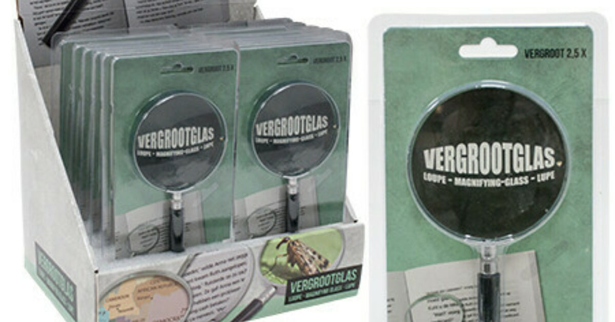 Vergrootglas 90mm vergroot 2,5x | Coppens Warenhuis