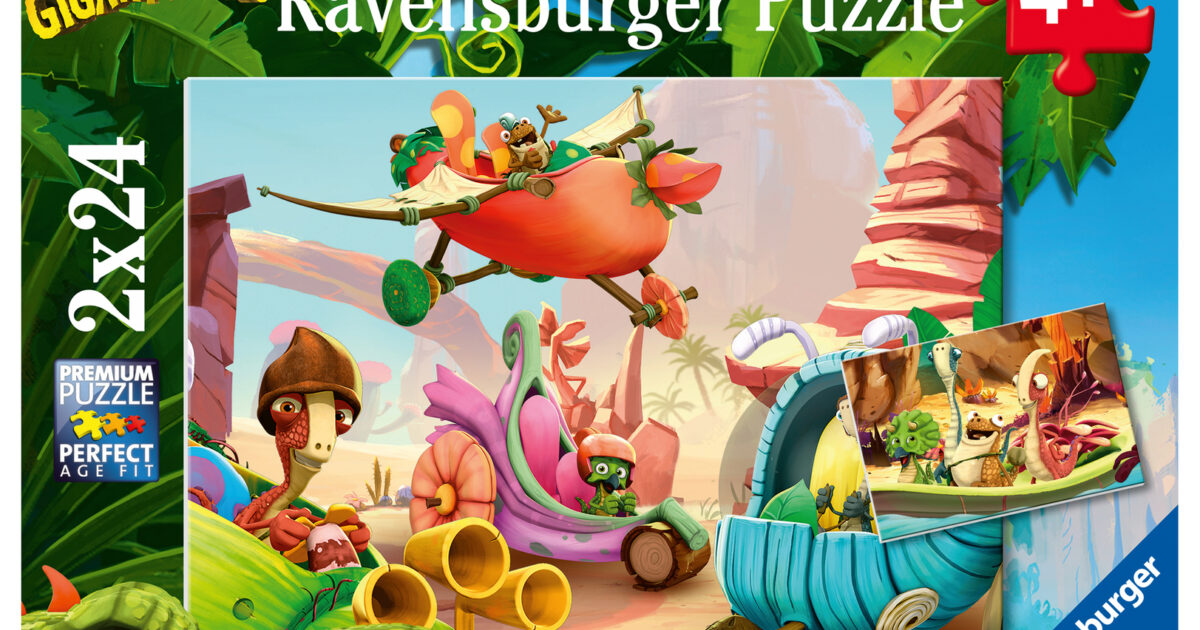 Ravensburger puzzel Rocky Bill Mazu en Tiny 2x24… | Coppens Warenhuis