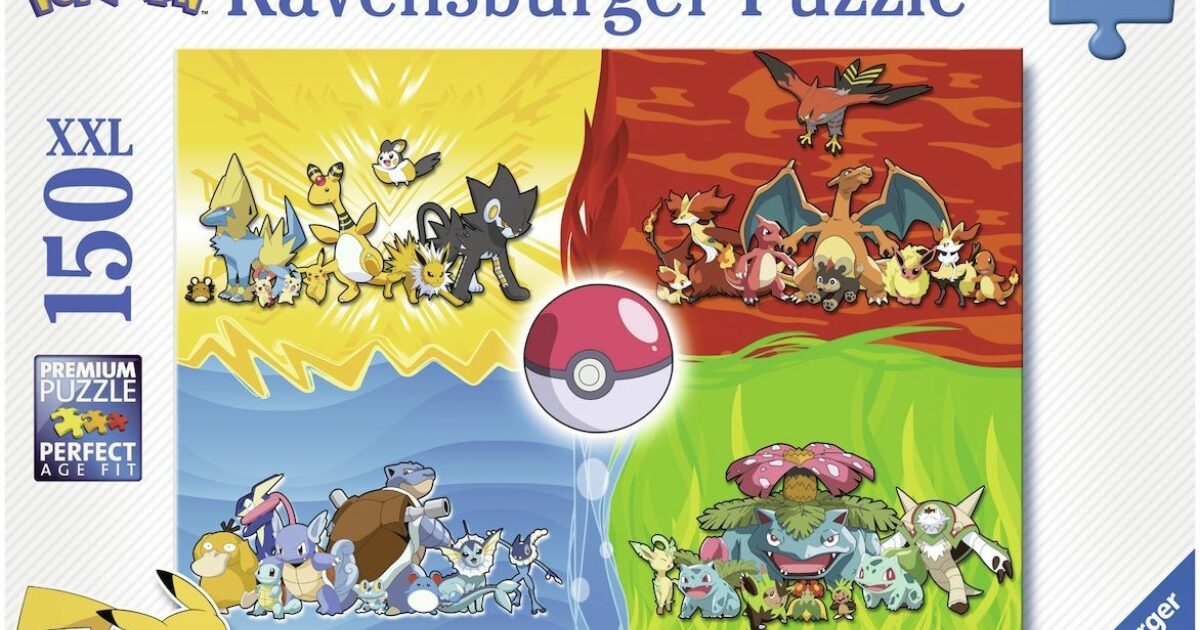 Ravensburger puzzel verschillende soorten pokémon… | Coppens Warenhuis