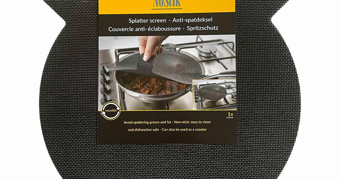 NoStik anti spatdeksel 32cm | Coppens Warenhuis