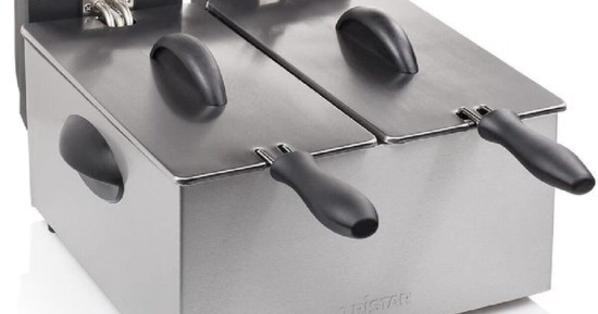 Tristar dubbele friteuse | Coppens Warenhuis