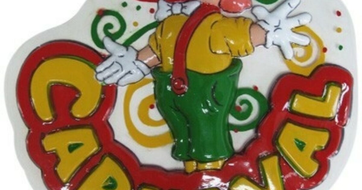 Wanddeco clown carnaval | Coppens Warenhuis