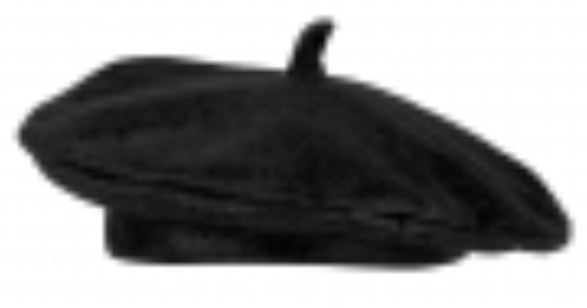 Baret France zwart | Coppens Warenhuis