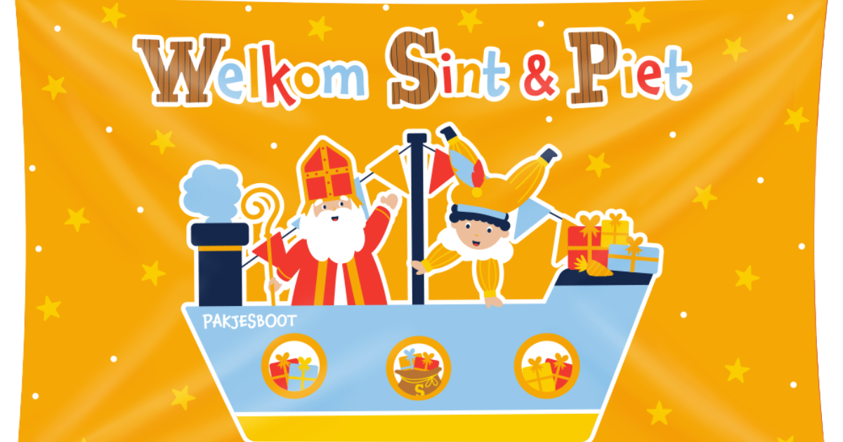 XXL vlag sinterklaas | Coppens Warenhuis