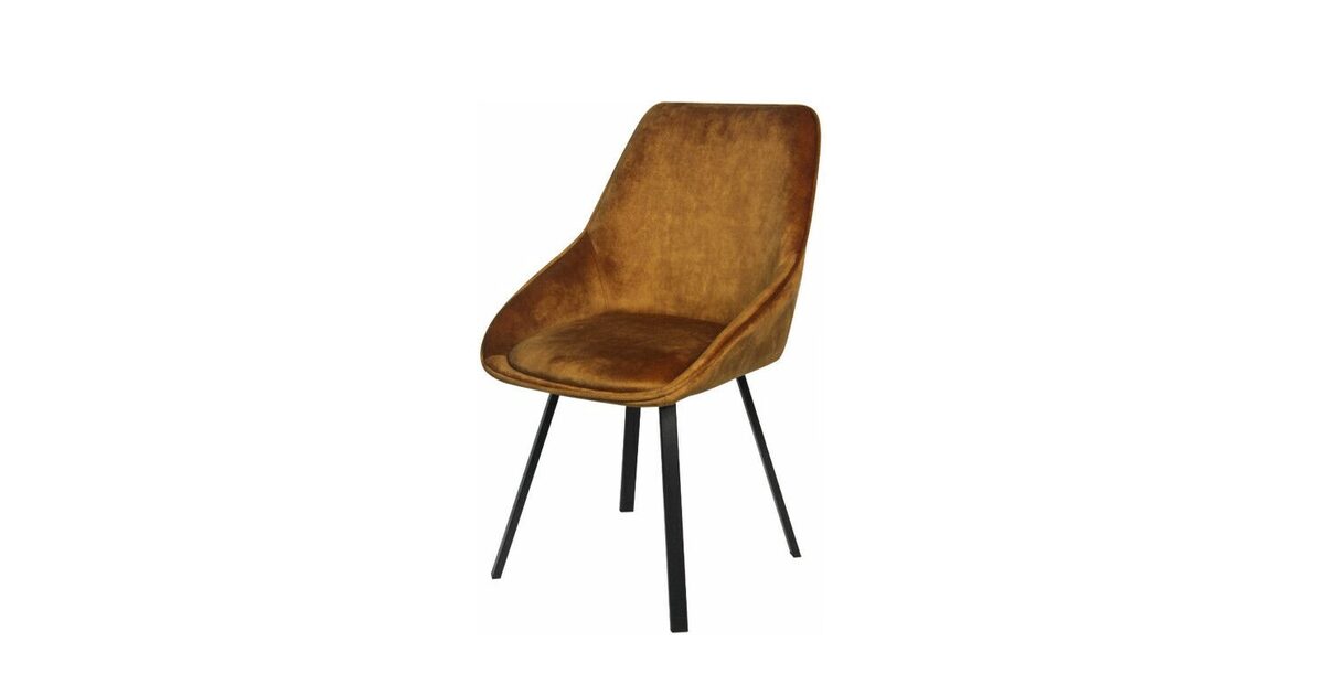 Draaistoel Don cognac | Coppens Warenhuis