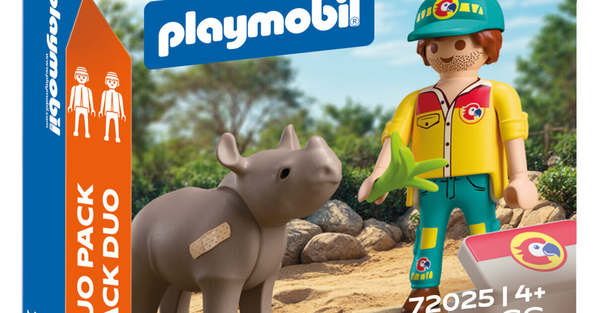 Playmobil® DuoPack 72025 ranger met neushoorn | Coppens Warenhuis