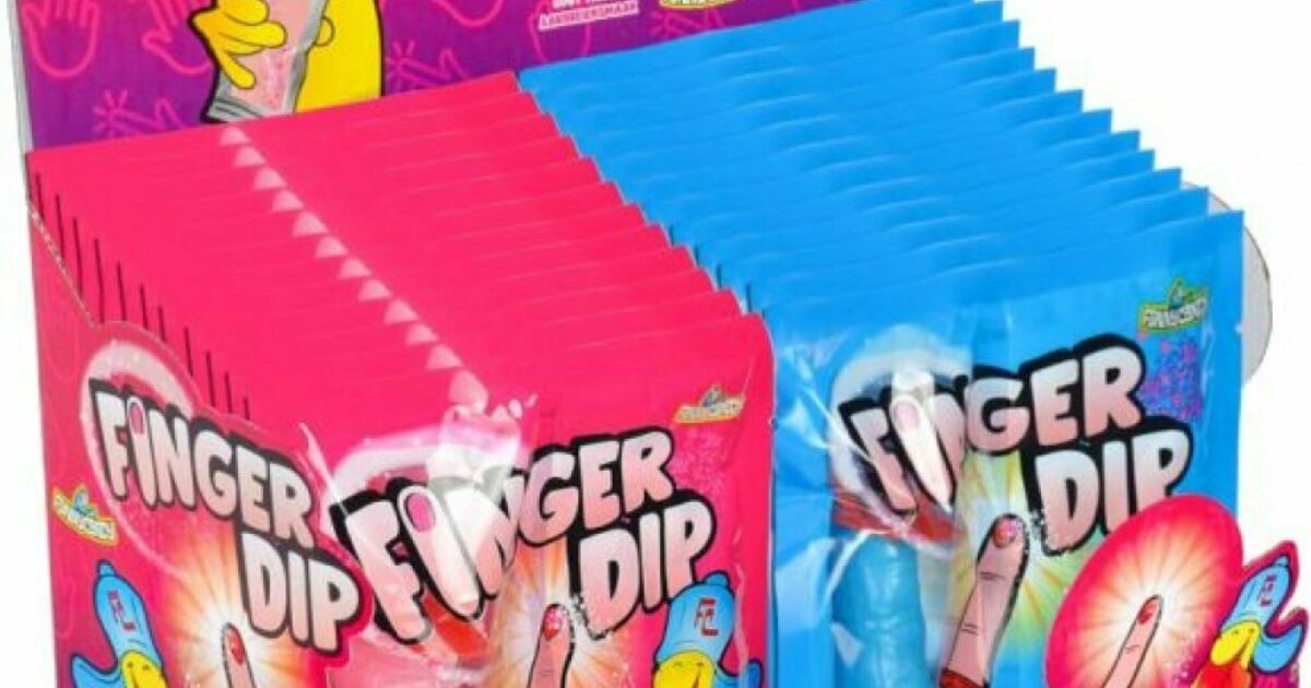 Funny Candy Finger Dip 40g, assorti | Coppens Warenhuis