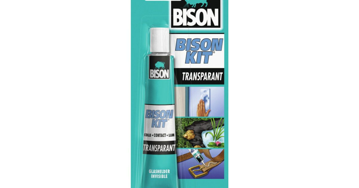Bison Kit Transparant 50ml tube kaart | Coppens Warenhuis