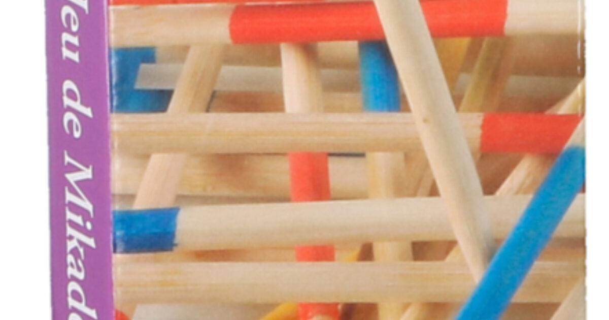 Mikado spel 50cm hout | Coppens Warenhuis