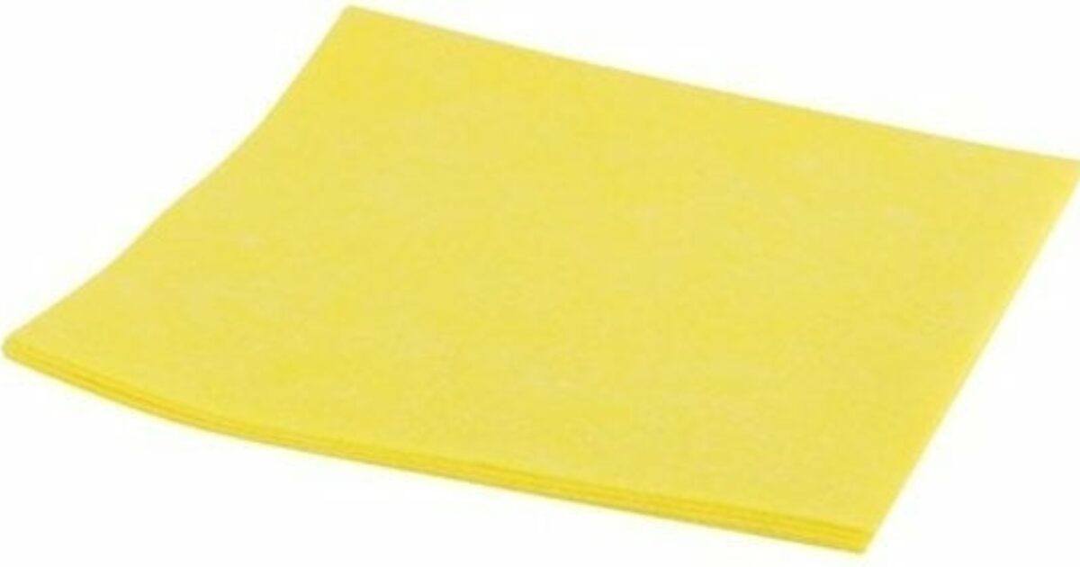 Vaatdoek 125 grams geel 38x40cm | Coppens Warenhuis