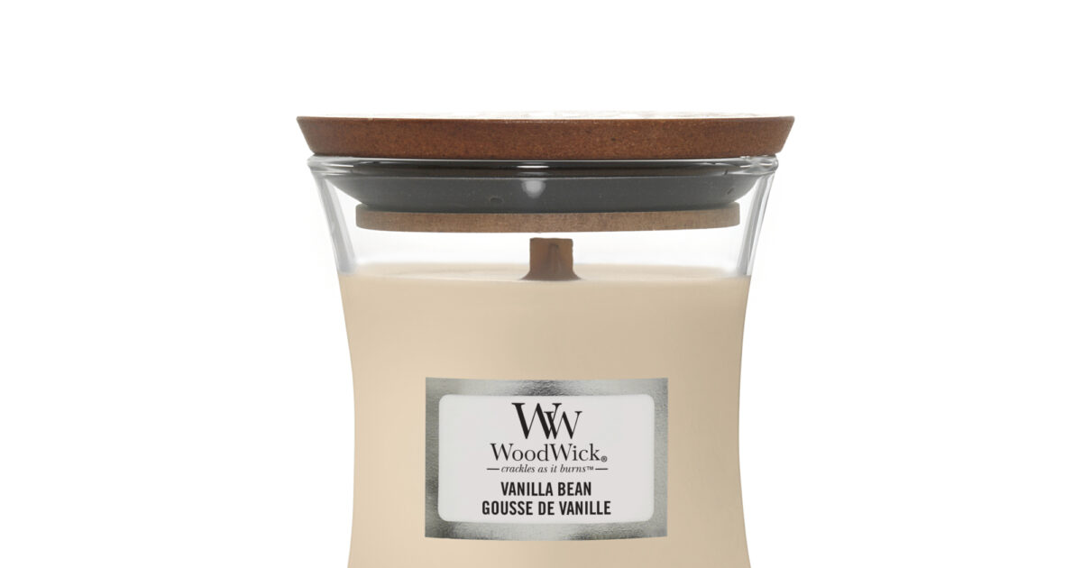 WoodWick vanilla bean mini candle | Coppens Warenhuis