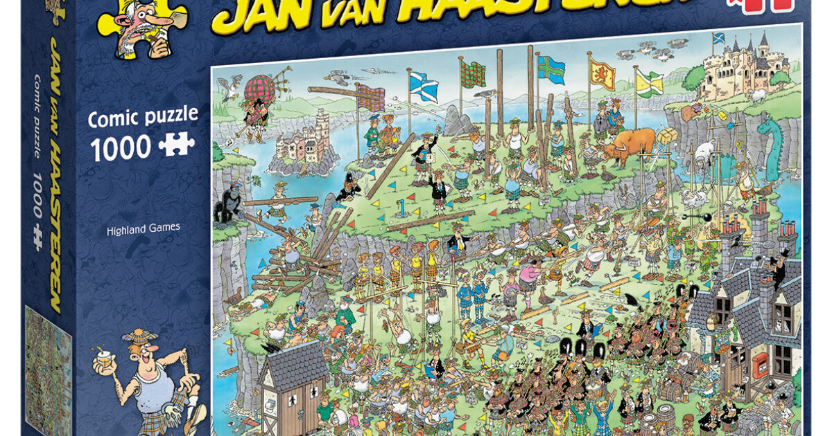 Jumbo Jan van Haasteren Highland Games 1000… | Coppens Warenhuis