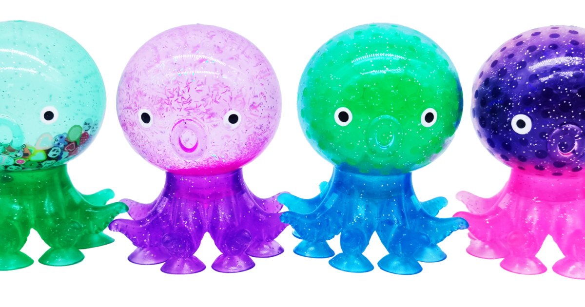 SQUISHY TASTIC Stretchy water octopussen | Coppens Warenhuis
