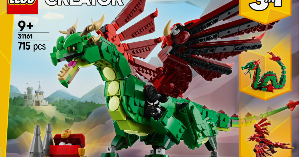 LEGO® Creator 31161 middeleeuwse draak | Coppens Warenhuis