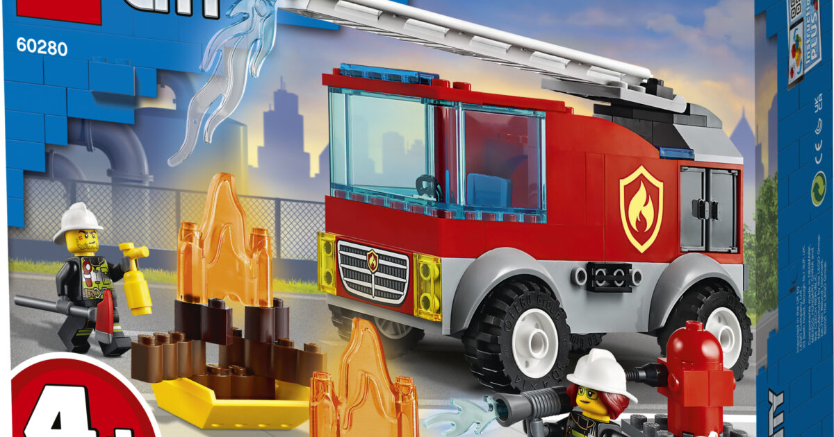 LEGO® City 60280 Fire Ladder Truck | Coppens Warenhuis