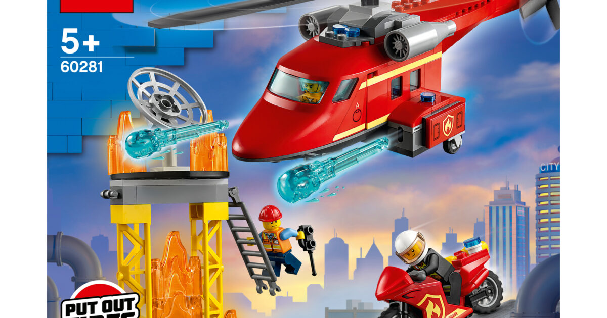 LEGO® City 60281 fire rescue helicopter | Coppens Warenhuis