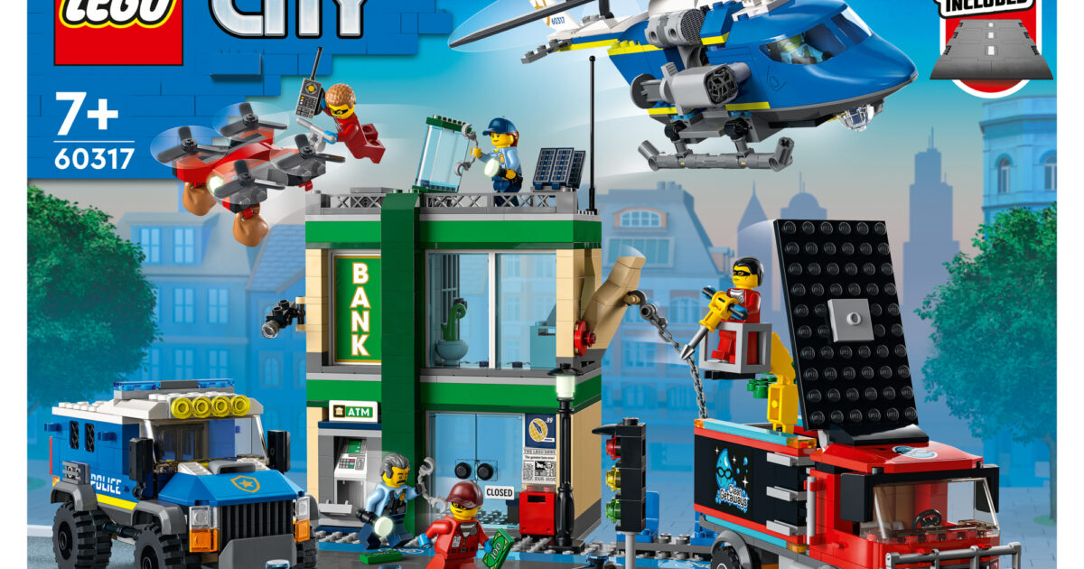 LEGO® City 60317 police chase at the bank | Coppens Warenhuis