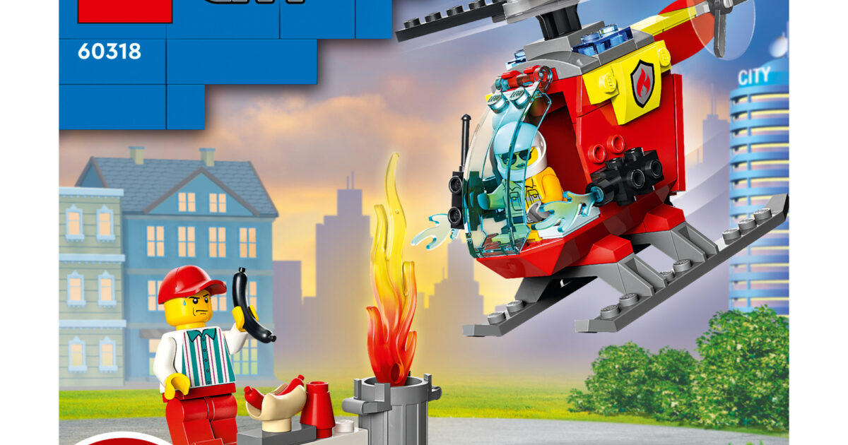 LEGO® City 60318 fire helicopter | Coppens Warenhuis