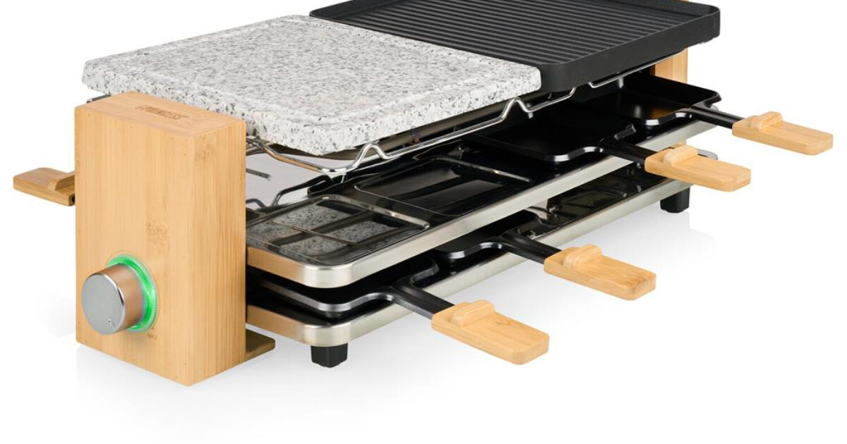 Princess raclette 8 stone & grill party | Coppens Warenhuis