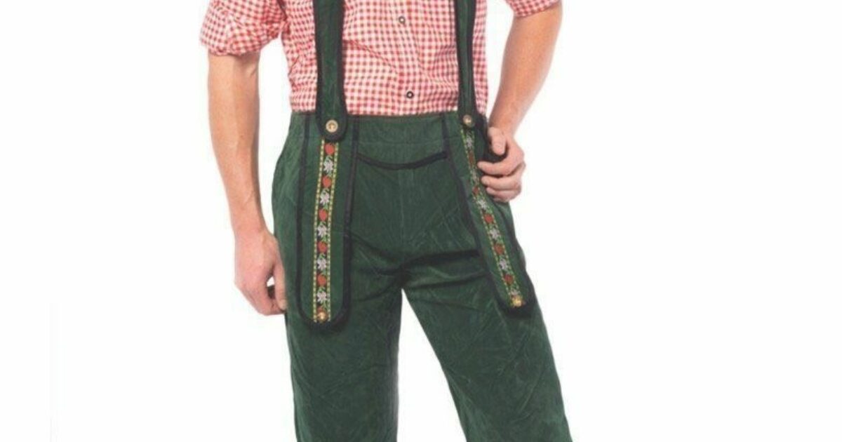 Lederhose Johan groen | Coppens Warenhuis